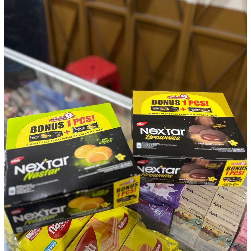 Jual Nextar Nanas Brownie Coklat isi 10 | Shopee Indonesia