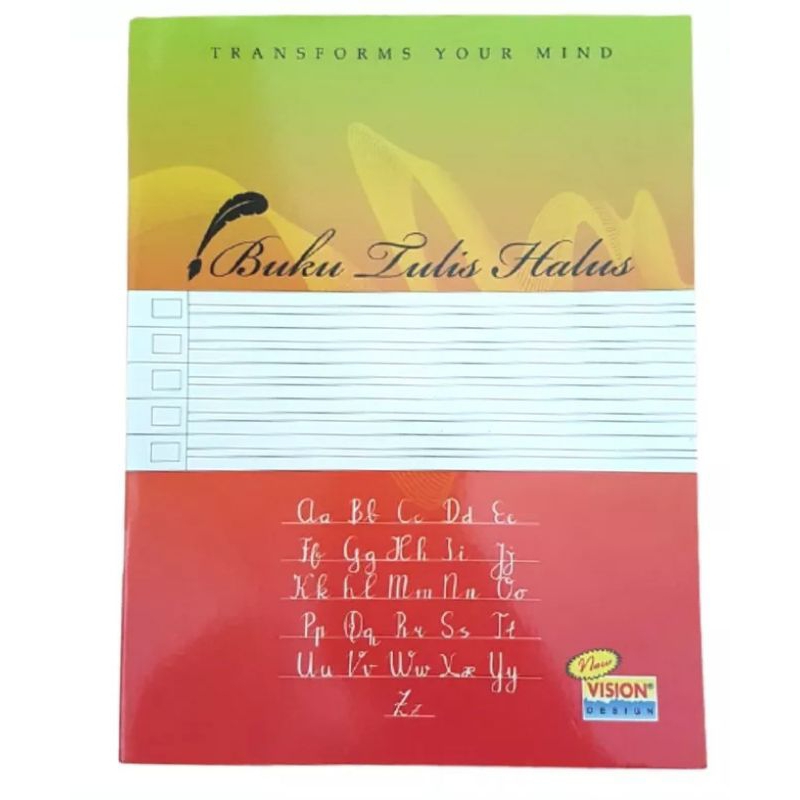 Jual BUKU TULIS HALUS VISION 38 Lembar.tegak bersambung latin 3( tiga ...