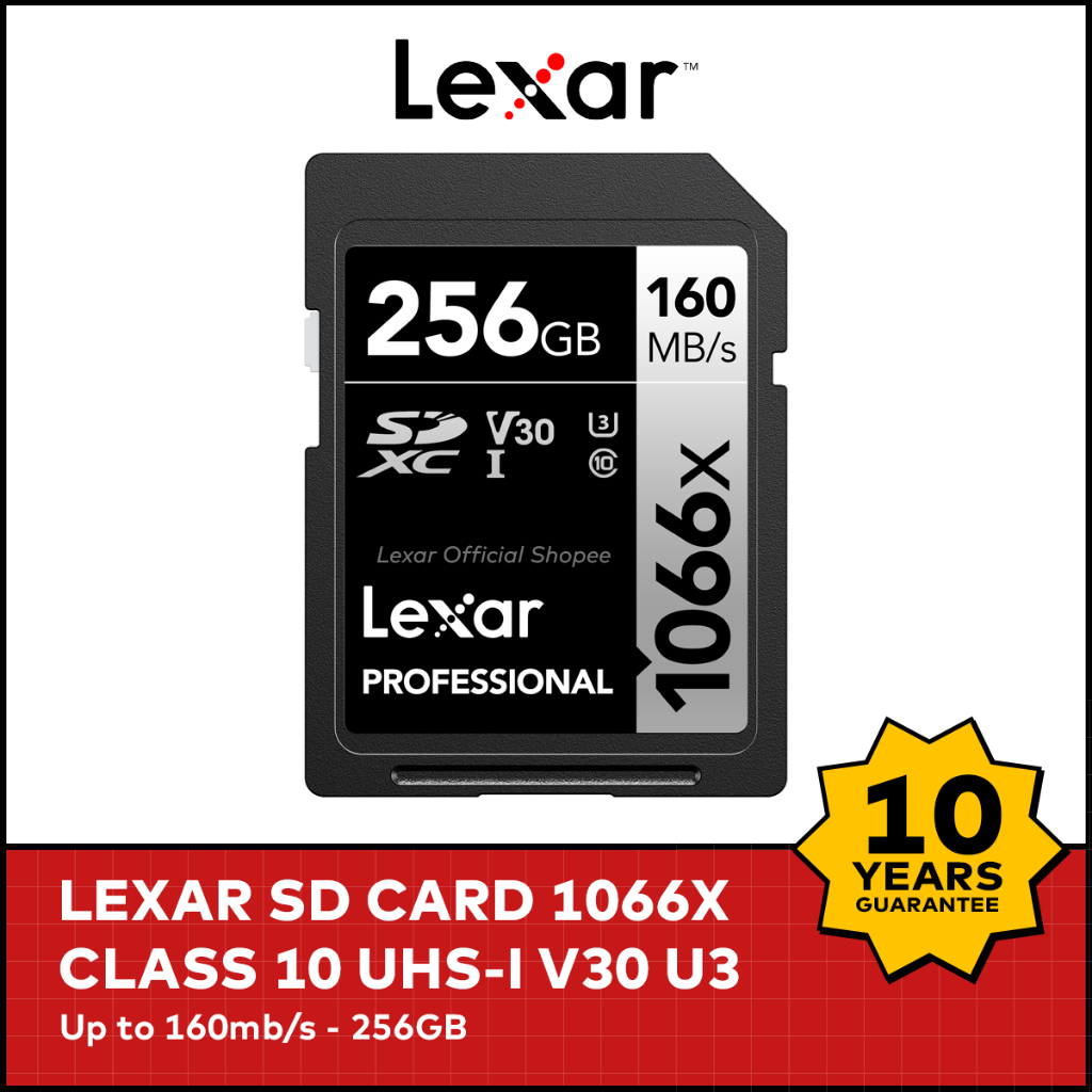 Jual Lexar SDXC Professional 1066x UHS-I U3 V30 Original - 256GB ...