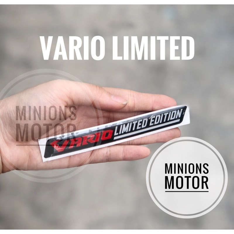 Jual Stiker logo honda vario limited edition 3d timbul motor | Shopee ...