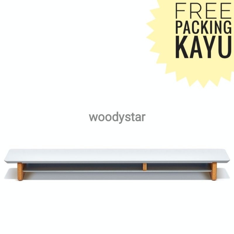 Jual DS02 Desk shelf Stand monitor rak monitor tatakan monitor level ...