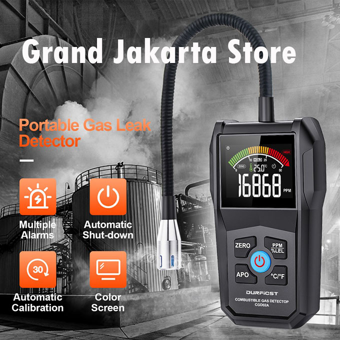 Jual Combustible Gas Analyzer Detector Mestek CGD02A Methane Ethanol ...