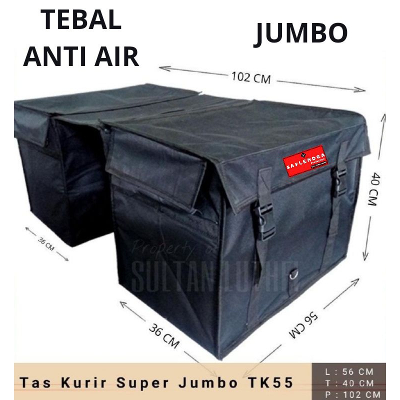 Jual (PROMO) TAS KURIR JUMBO ANTI AIR / TAS OBROK MOTOR JUMBO / TAS ...