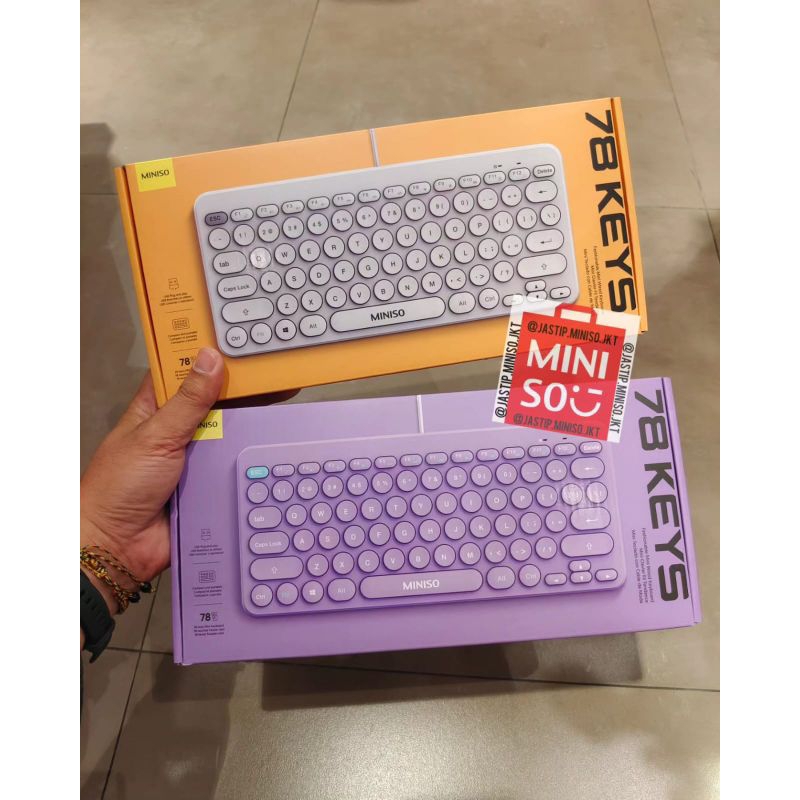 Jual MINISO Keyboard Mini Kabel USB Port 78 Keys (Model: SW-KB611 ...