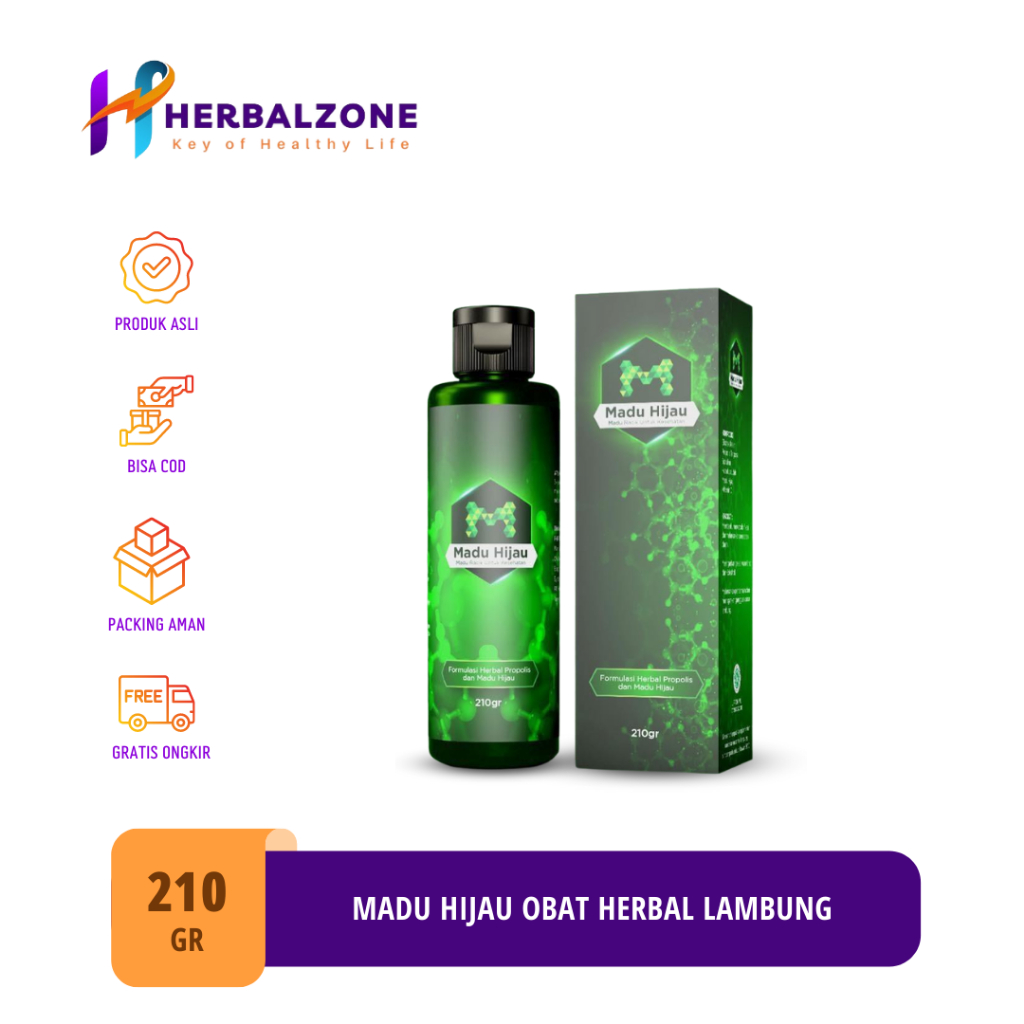 Jual Madu Hijau Obat Herbal Gangguan Lambung, GERD, Mual, Maag Akut ...