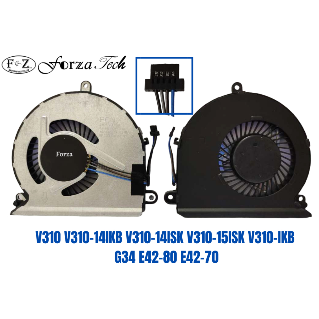Jual LENOVO FAN Cooling CPU IdeaPad V310-15ISK V310-14ISK V310-14IBK E42-70 E42-80 NEW | Shopee ...