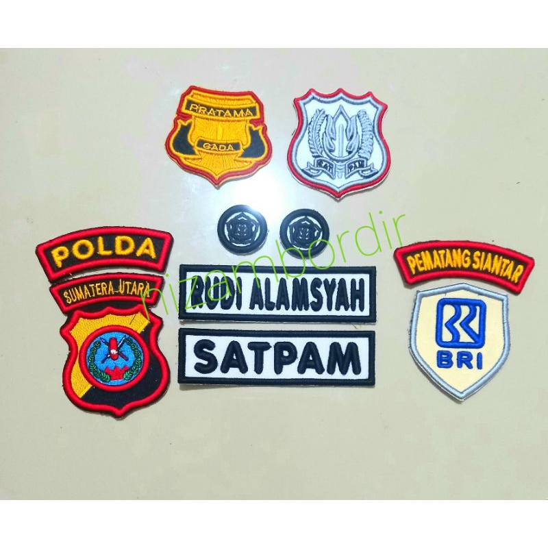 Jual TIMBUL 3D FULL EMBLEM SATPAM/ATRIBUT BORDIR TIMBUL | Shopee Indonesia