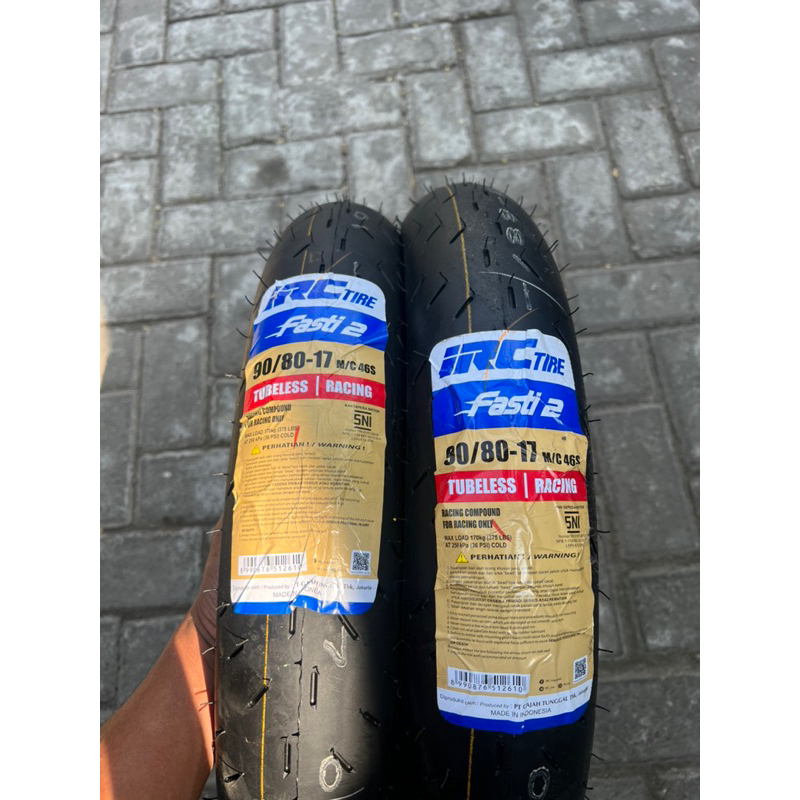 Jual Ban IRC fasti 2 90/80-17 Tahun pembuatan baru 2024 | Shopee Indonesia