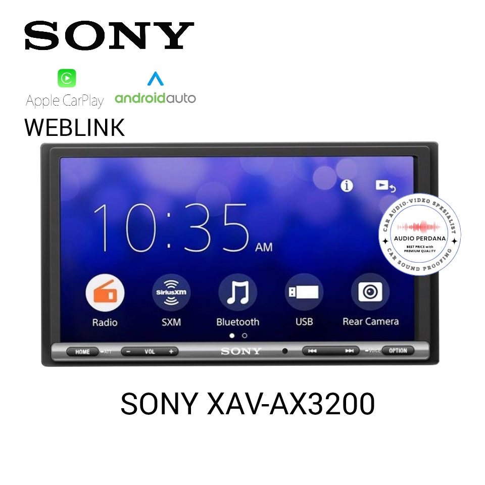 Jual Sony XAV AX3200 Head Unit 2Din Apple Car Play Android Auto WebLink ...