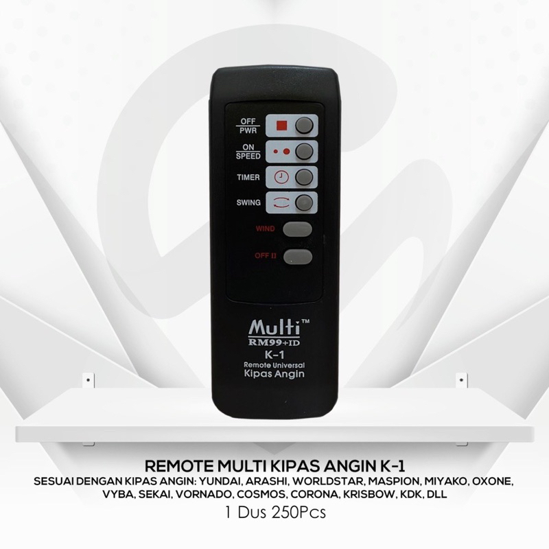 Jual Remote kipas angin Multi K-1 | Shopee Indonesia