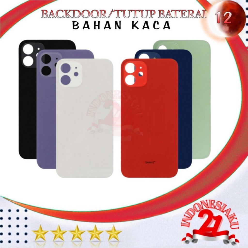 Jual BACKDOOR 12 BACK COVER KACA NEW ORIGINAL 100% | Shopee Indonesia