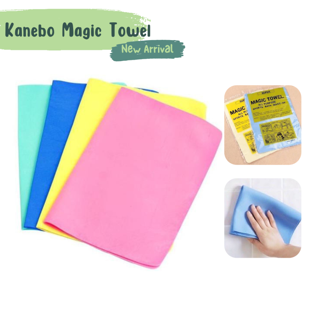 Jual Kain Lap Kanebo Magic Towel Lap Pembersih Serbaguna / Lap Serat ...