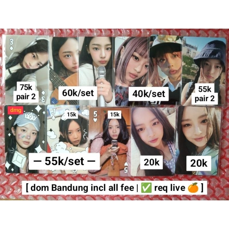 Jual sharing pc newjeans hanni weverse ver omg bluebook 1st ep minji ...