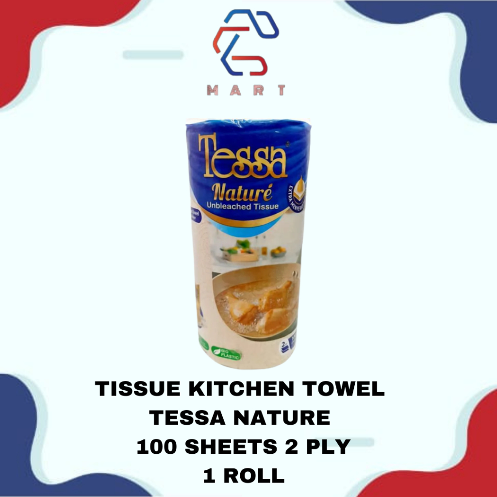 Jual Tessa Nature Tissue Kitchen Towel 100 Sheets 2 Ply - 1 Pack ( 1 ...