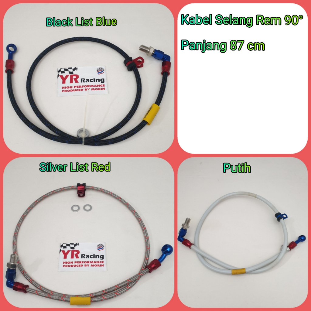 Jual Selang minyak Rem Beat YK RACING Ukuran 90CM / 36 Inch | Shopee ...