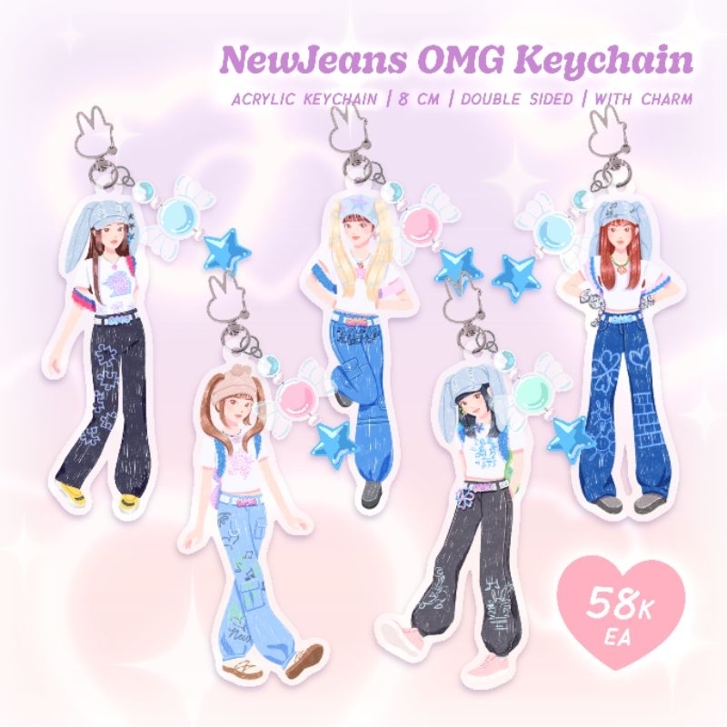 Jual [Pocketz Studio] NEWJEANS OMG KEYCHAIN | Shopee Indonesia