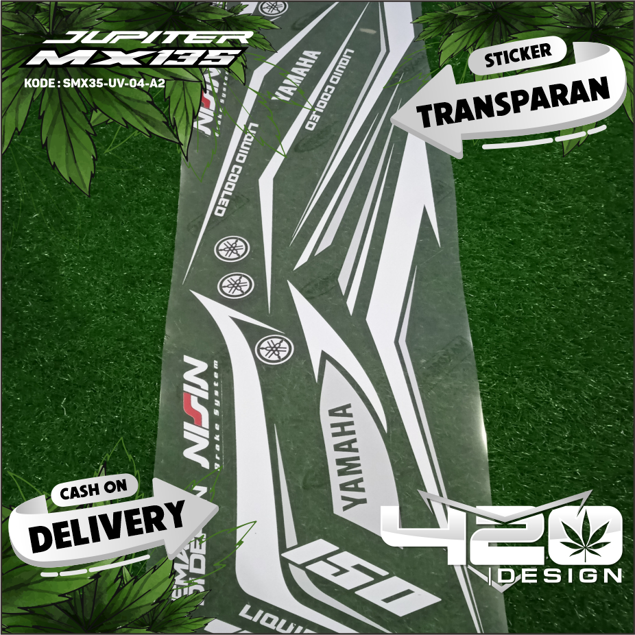 Jual Stiker Striping UV Jupiter MX135 New Semifull Jupiter MX UV ...