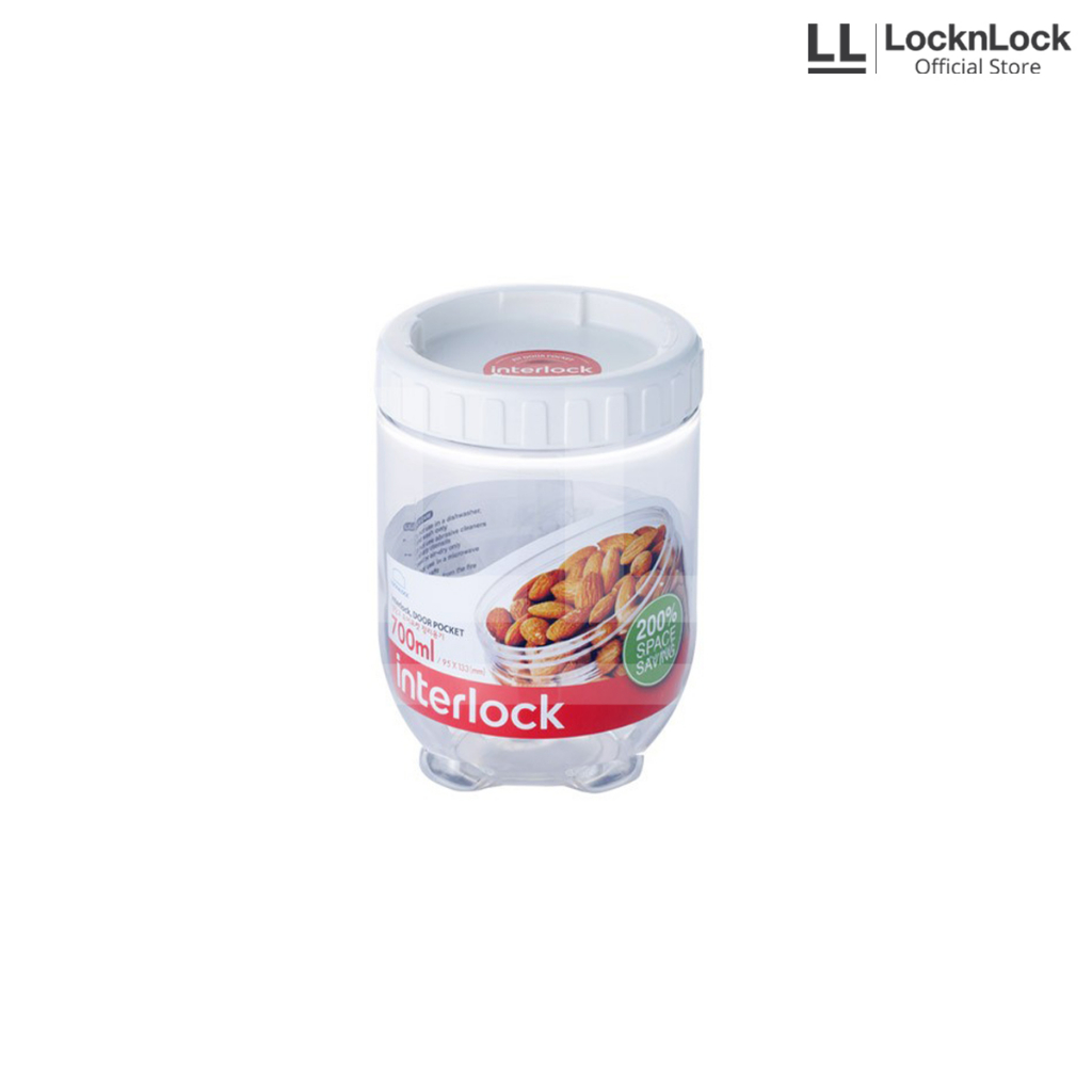Jual LocknLock Interlock Toples Makanan 700ml - INL304W | Shopee Indonesia