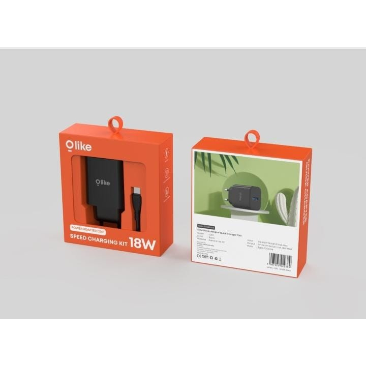 Jual OLIKE C301 kepala charger 18W fast charging kabel type c | Shopee ...