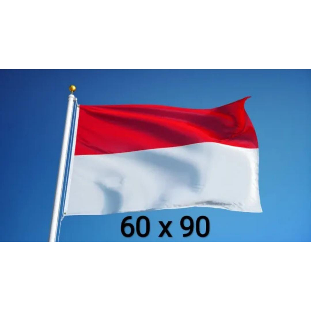 Jual Bendera Merah Putih Bendera Indonesia Satin Peles Murah 60x90cm ...