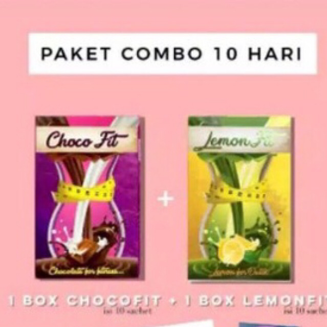 Jual Paket diet 10 HARI Chocofit Lemonfit | Shopee Indonesia