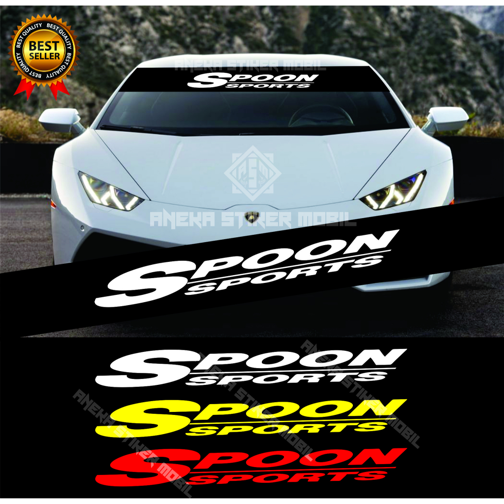 Jual Stiker Spoon Sport Sticker Kaca Mobil Model Spoon Sport | Shopee ...