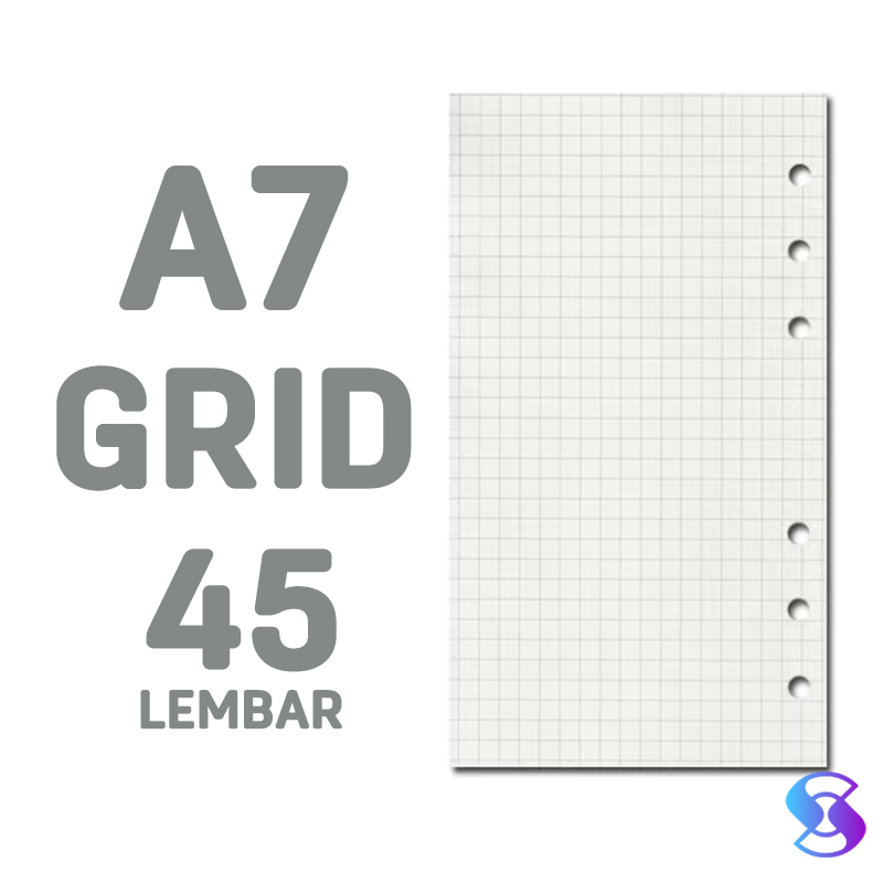Jual A6/A7 refill notebook ISI BINDER KERTAS NOTEBOOK A5 A6 A7 6 LUBANG ...