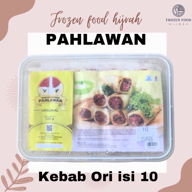 Jual PAHLAWAN KEBAB ORI ISO 10 525gr | Shopee Indonesia