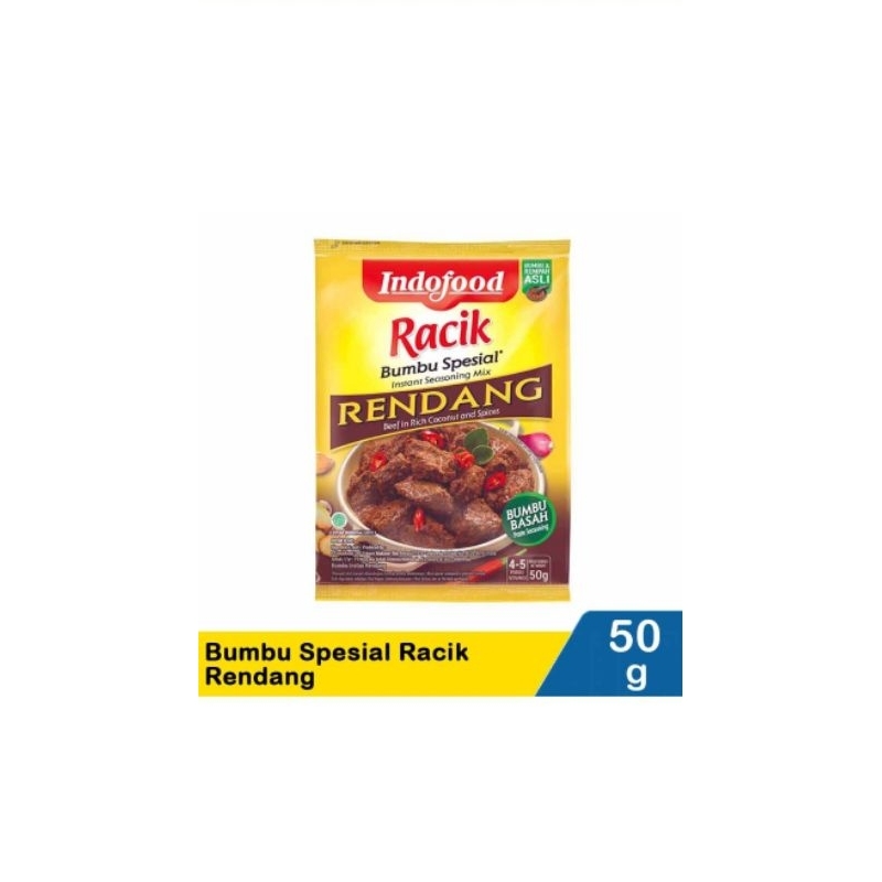 Jual Indofood bumbu instant rendang 45g | Shopee Indonesia