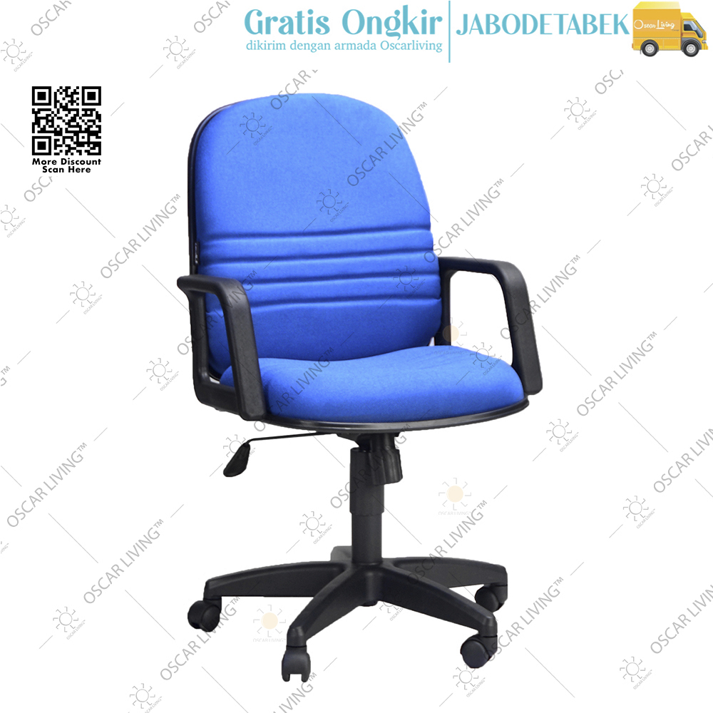 Jual Kursi Kantor Savello Waldo MTO Biru Kursi Staff [Khusus ...