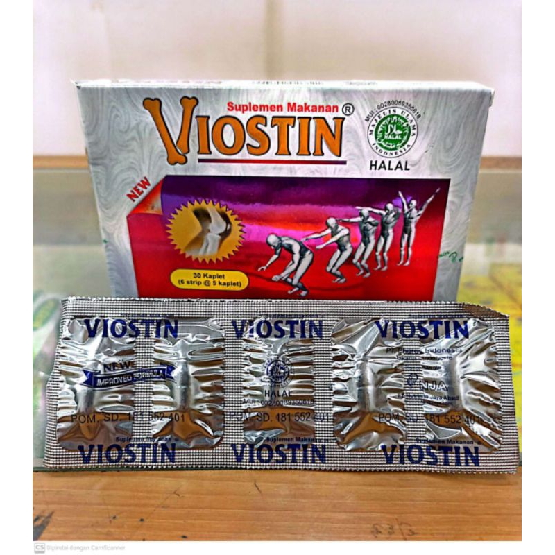 Jual Viostin DS isi 5 Tablet /Vitamin Persendian /Membantu Pembentukan ...