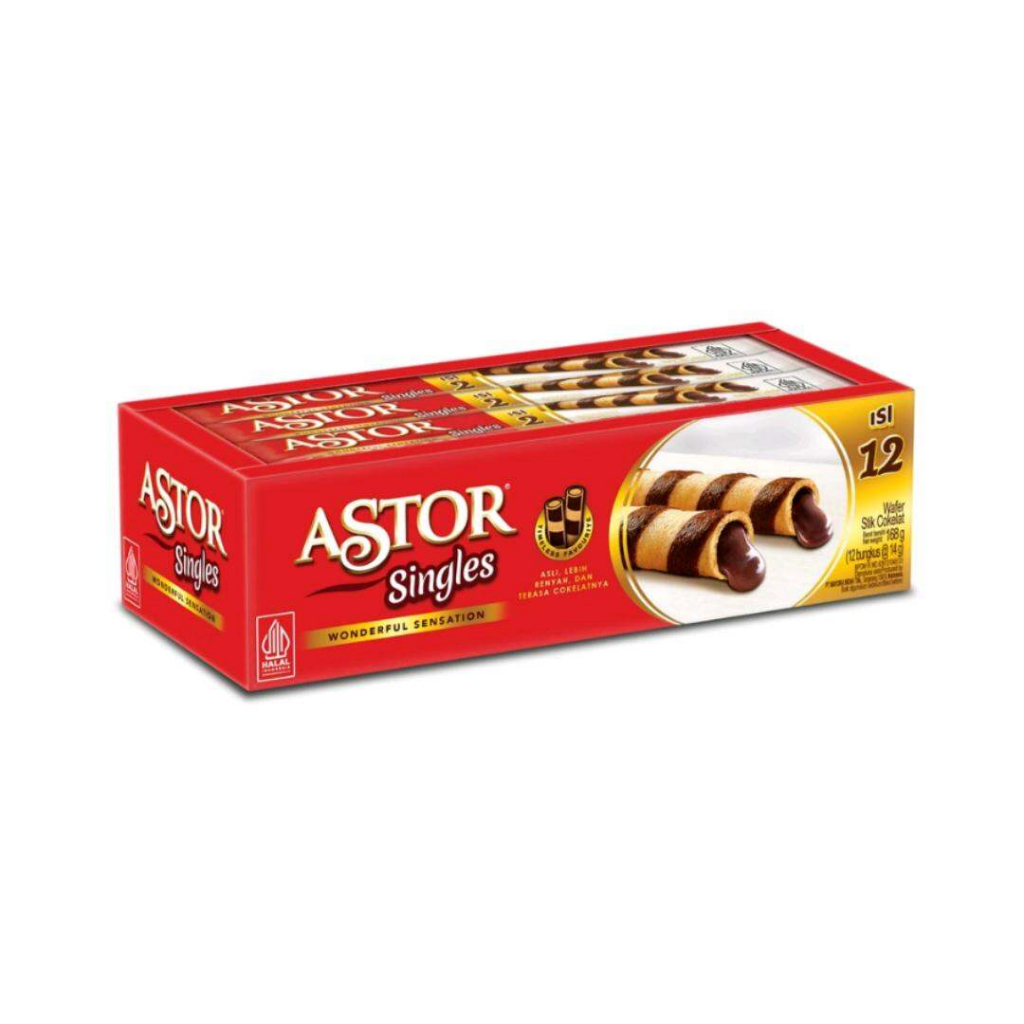 Jual astor singles per box isi 168 gr ( isi 12 x 14 gr ) | Shopee Indonesia