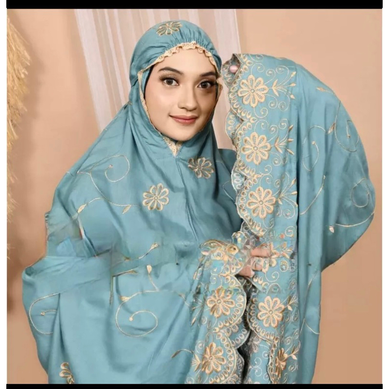 Jual Mysha_store.official - [COD] Mukena Dewasa Gracella Renda Series ...