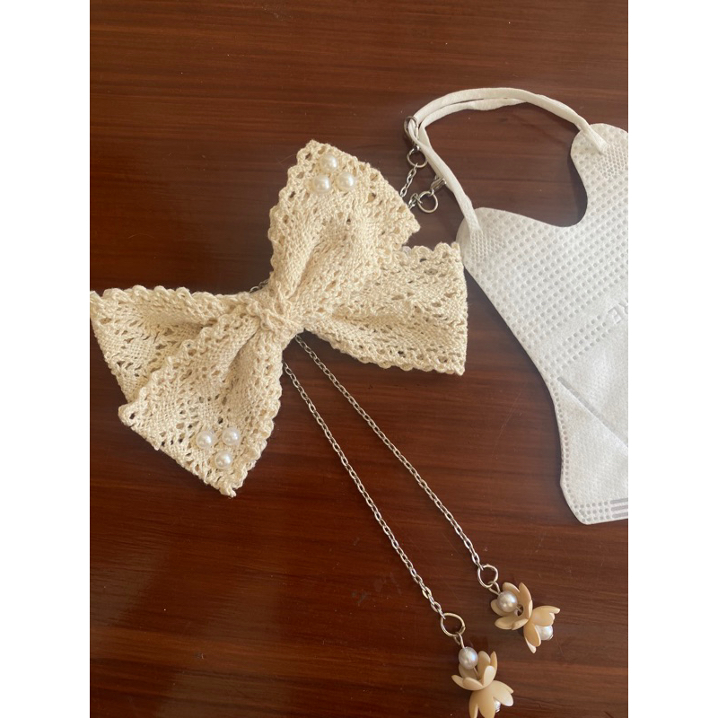 Jual Konektor Masker Pita Rantai Strapmasker Rantai Pengait Masker Pita ...