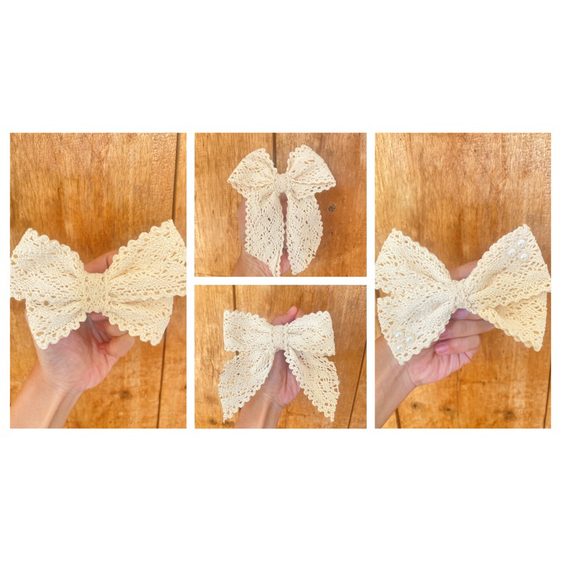 Jual Jepit Pita Lace Gaya Vintage Aestetik Peniti Hijab Pita Ribbon ...