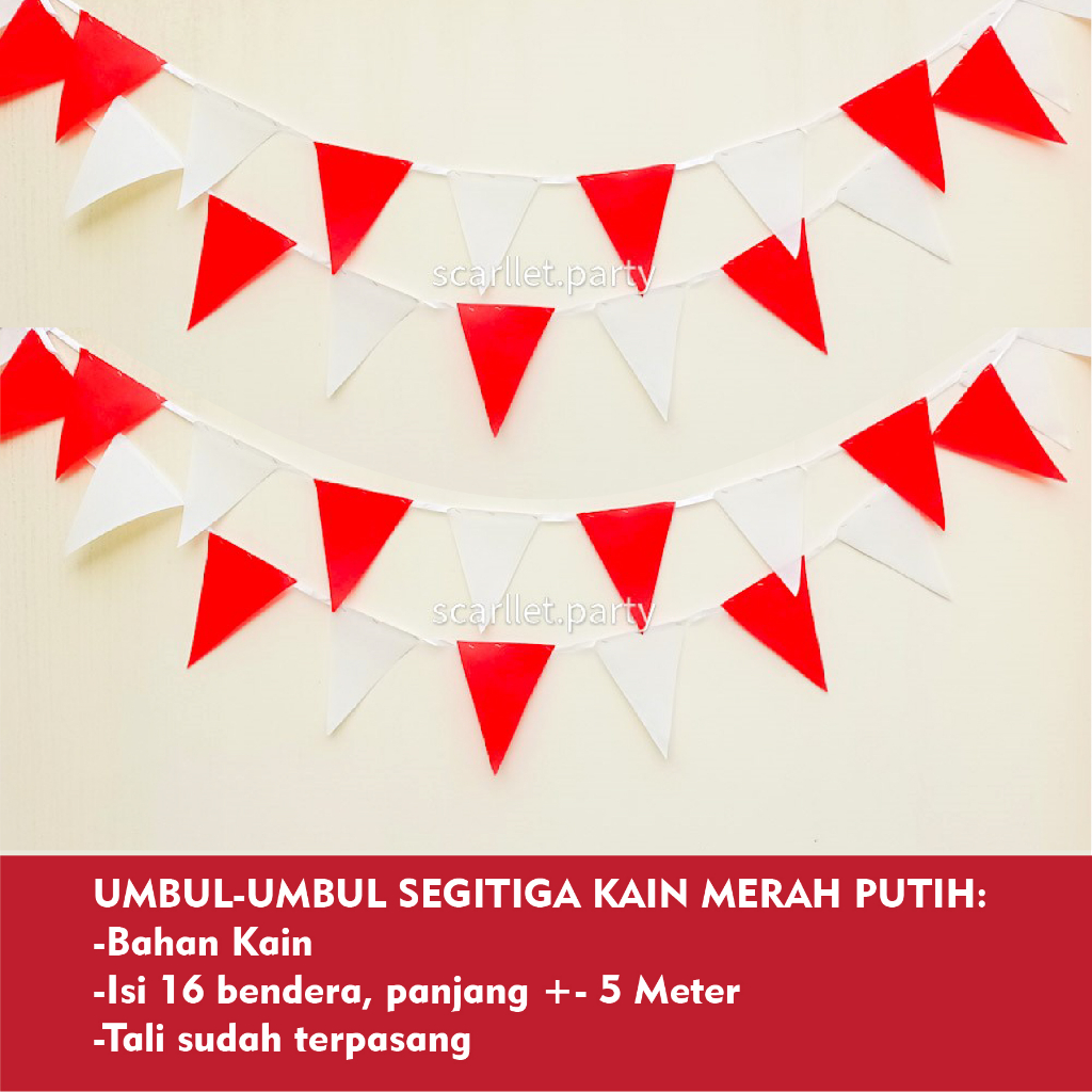Jual BANNER DEKORASI DIRGAHAYU INDONESIA MERAH PUTIH 17 AGUSTUS 1945 AGUSTUSAN DEKOR BALON ...