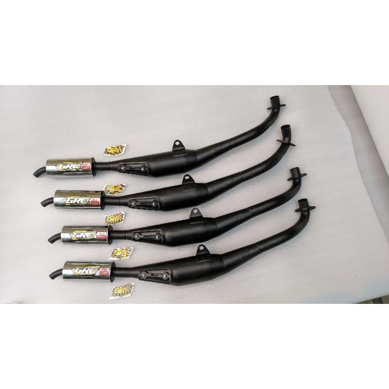 Jual KNALPOT STANDAR RACING FIZR SUARA PREPEET LEHER SIRIP PREMIUM BY ...