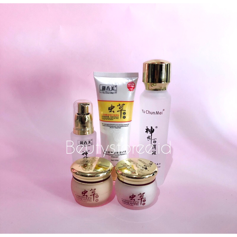 Jual CREAM YU CHUN MEI PLATINUM PAKET KOMPLIT | Shopee Indonesia