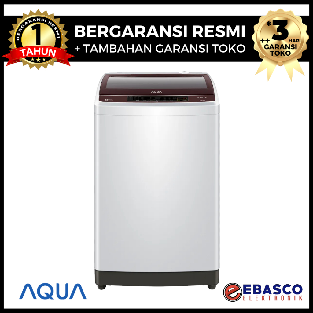 Jual Aqua Mesin Cuci 1 Tabung Top Loading Aqw 88 Dd Bk Kapasitas 8 Kg