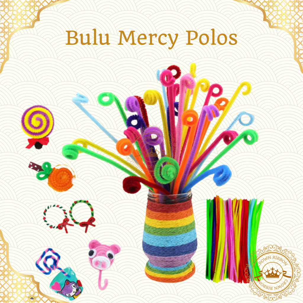 Jual Kawat Bulu Mercy Polos 100 pcs / Pipe Cleaner | Shopee Indonesia