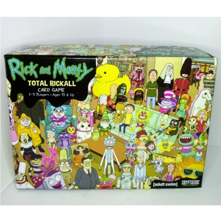 Jual Rick and Morty Game Total Rickall Board Games Family Card Games ...