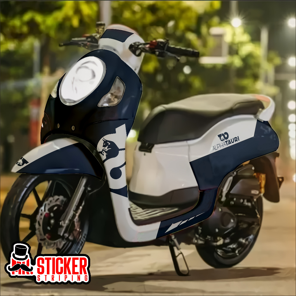 Jual Decal honda Scoopy all type full body custom sticker free design ...