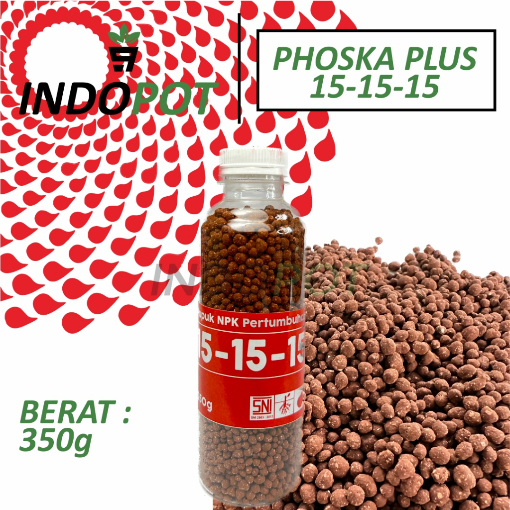 Jual Pupuk Dasar NPK Phoska 15-15-15 Pupuk Segala Tanaman Kemasan 350gr ...