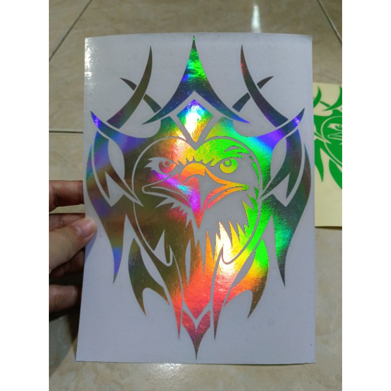 Jual stiker api elang visor eagle cutting sticker sticker laris stock ...