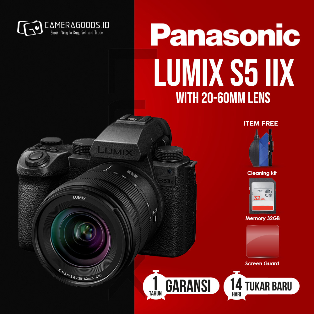 Jual Panasonic Lumix S5IIX Lumix S5 IIX S5 II X Mirrorless Camera DC-S5IIX | Shopee Indonesia