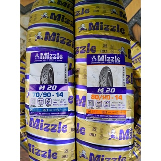 Jual Paket Ban Mizzle Tubeless 70/90-14 dan 80/90-14 m20 m 20 - m22 m ...