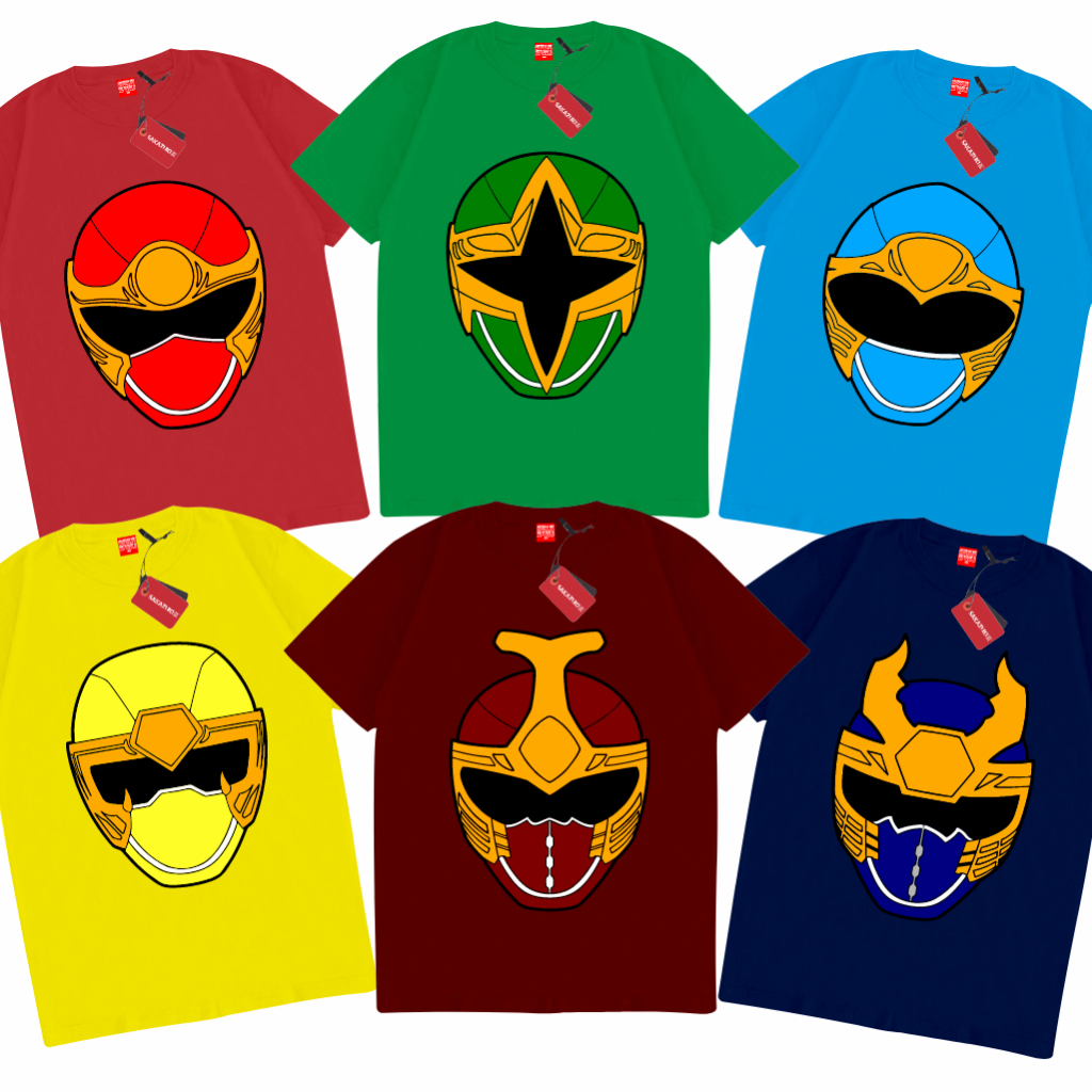 Jual GILAN Baju Kaos T shirt Distro Unisex Gambar Super Sentai POWER ...
