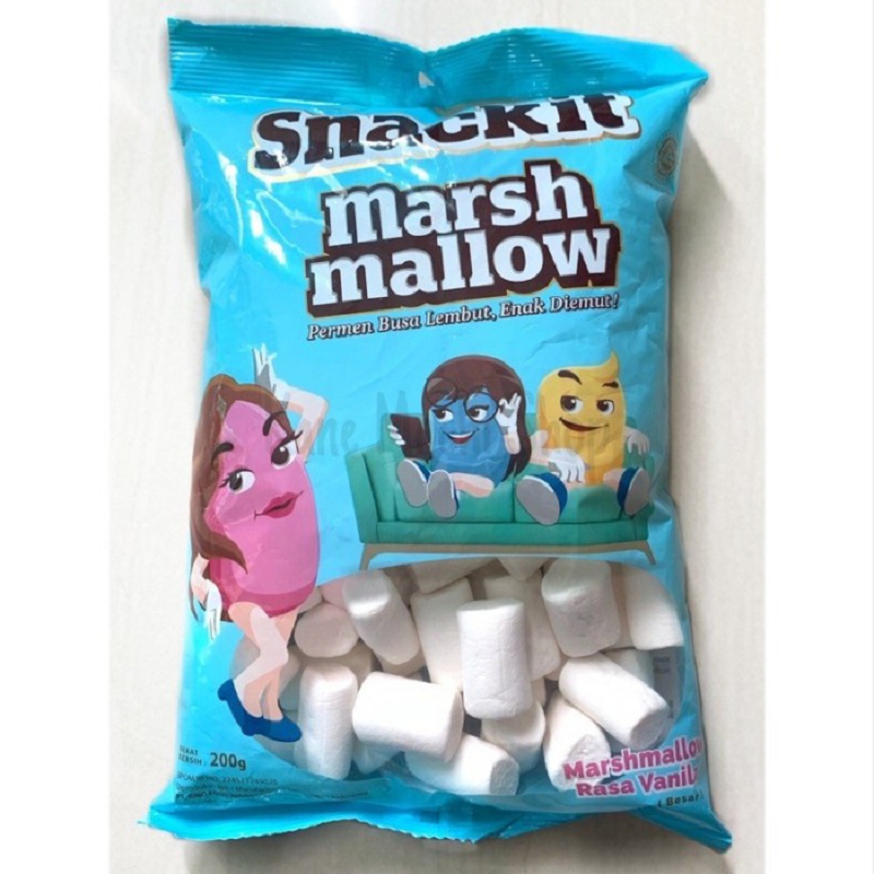 Jual Snack It Marshmallow American Big | Family PAck | 200 gr | Shopee ...