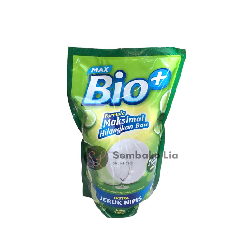 Jual Sabun Cuci Piring Max Bio+ / Max Bio Plus 780ml | Shopee Indonesia