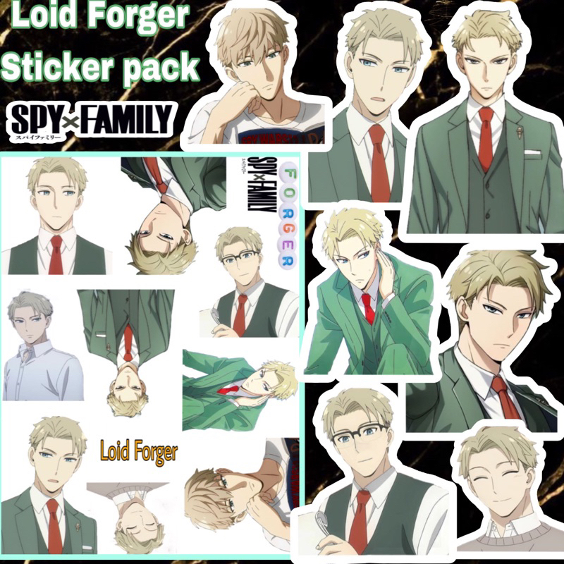 Jual STIKER Anime LOID FORGER SPY X FAMILY Glossy Anti Air ( Sudah ...